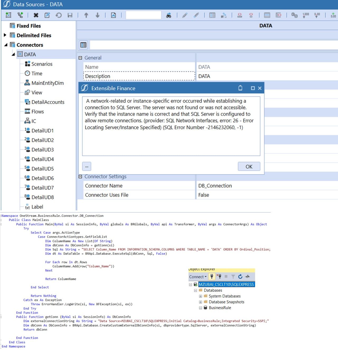 OneStream Connector Business Rule | OneStream Community