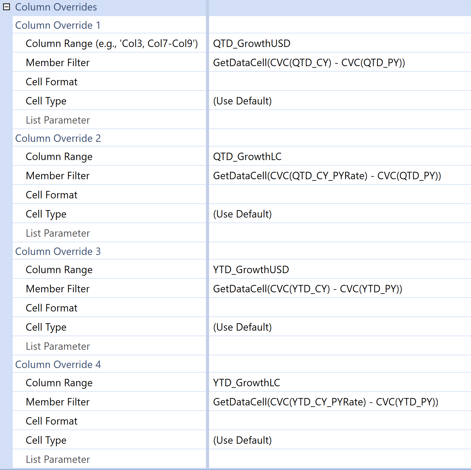 Business Rule or UD8 Calculation in Place of Multiple Overrides | OneStream Community