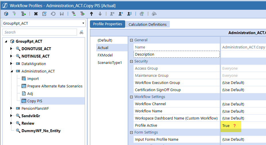 Dashboard in Workflow. How to control when a workflow profile step is shown | OneStream Community