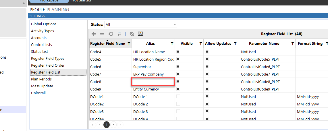 Dynamic Column Headers In The Plpregister Onestream Community