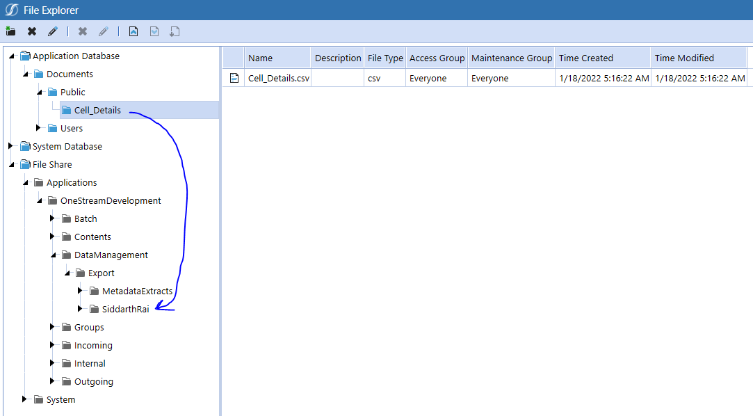 Importing a CSV file from from Documents/Public/xyz folder to OneStream ...