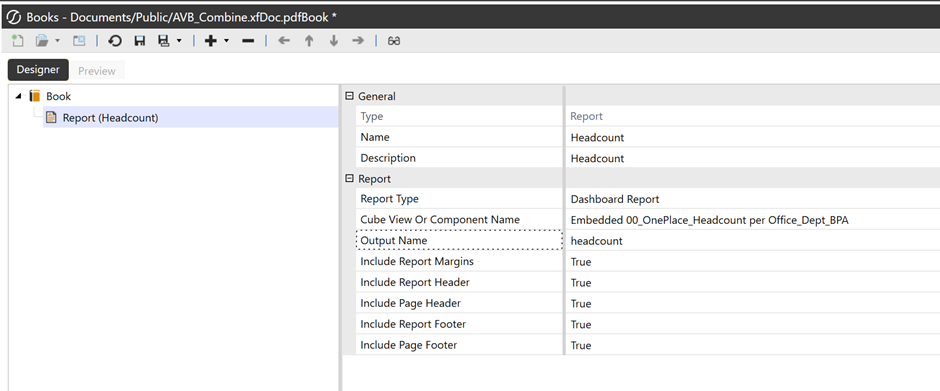 Books - Dashboard Report, preview does not show any data. It is blank. | OneStream Community