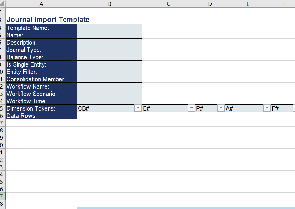Journal creation through Excel Addin | OneStream Community