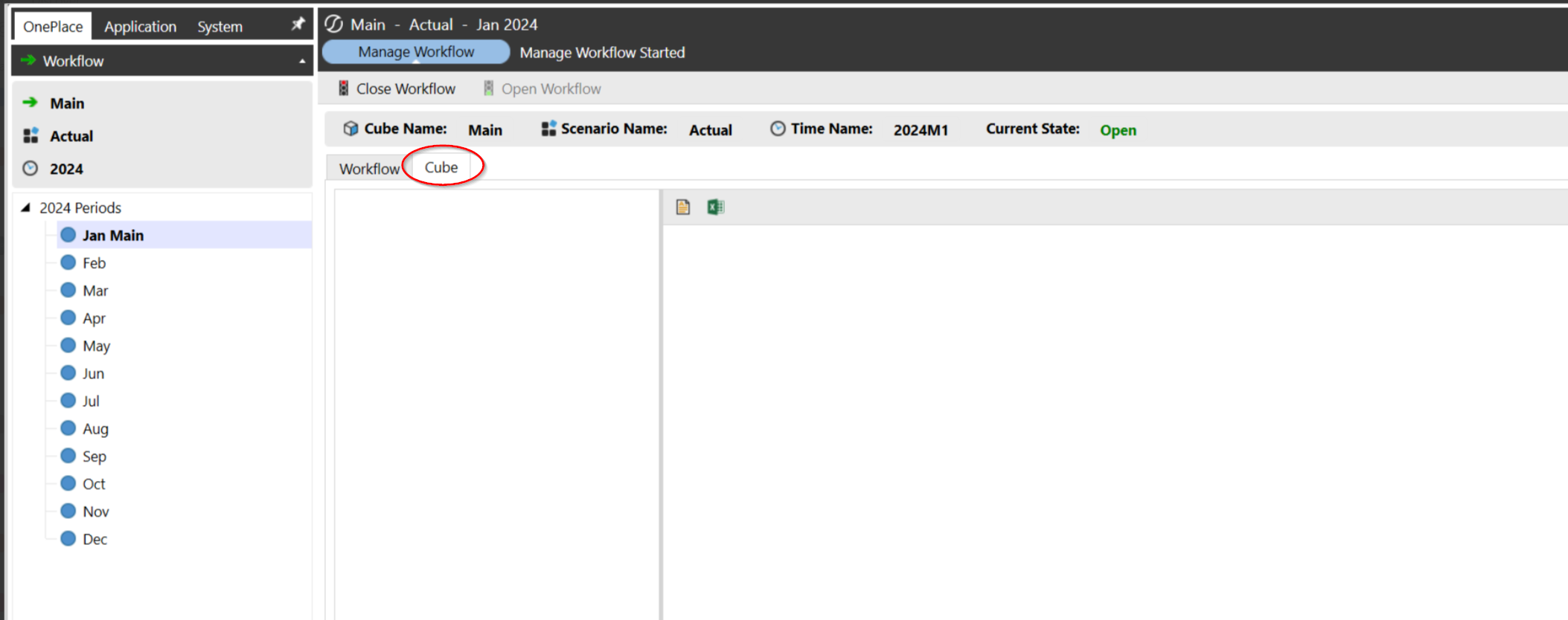 Cube root workflow profile "cube" tab | OneStream Community
