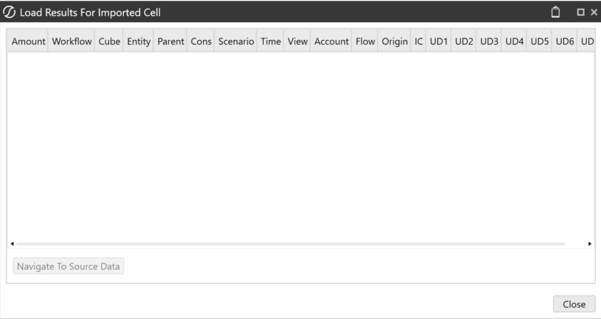Cubeview Drill Down issue: Load Results for Importe Cells is empty | OneStream Community