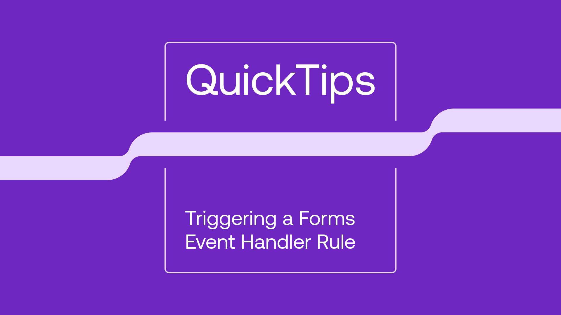 QuickTips: Triggering a Forms Event Handler Rule | OneStream Community