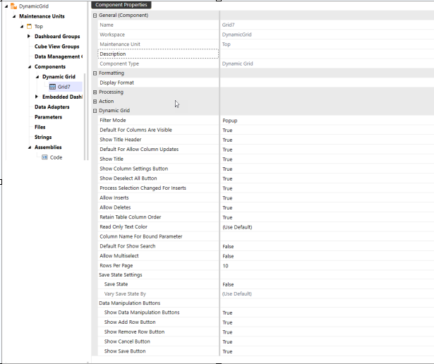 The Dynamic Grid Dashboard Component | OneStream Community
