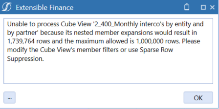 Cubeview: Maximum Row when export to Excel/PDF | OneStream Community