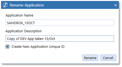 New Application Unique ID | OneStream Community