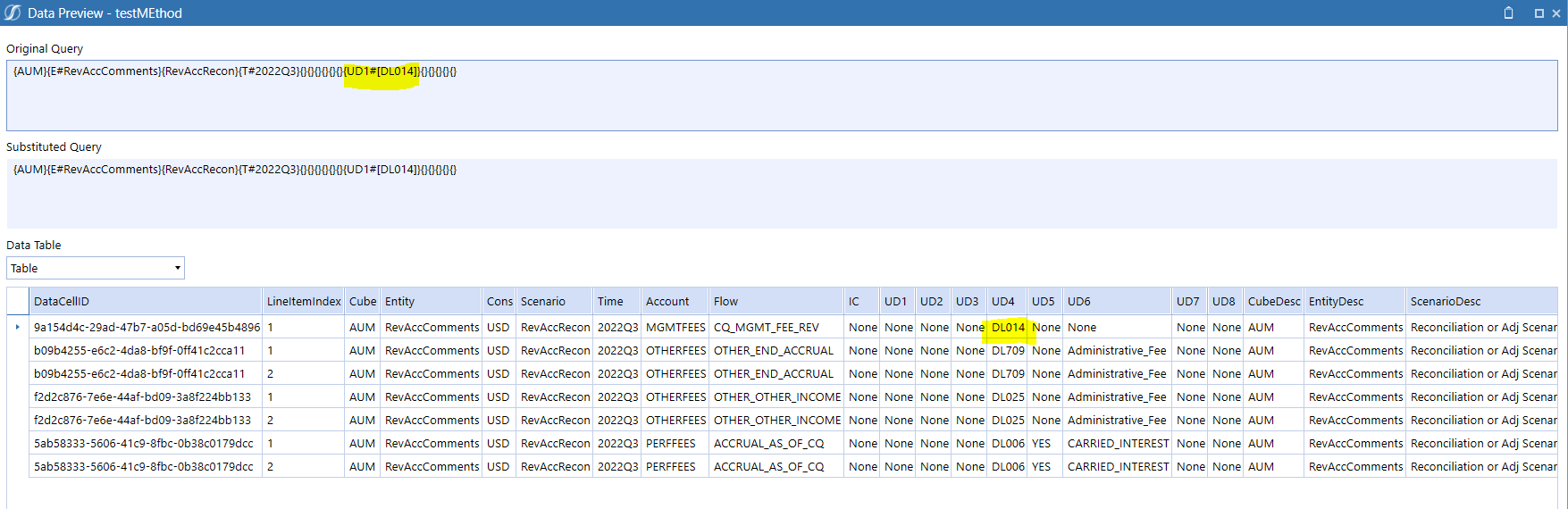 DataCellDetail method query - how to filter on UD members | OneStream Community