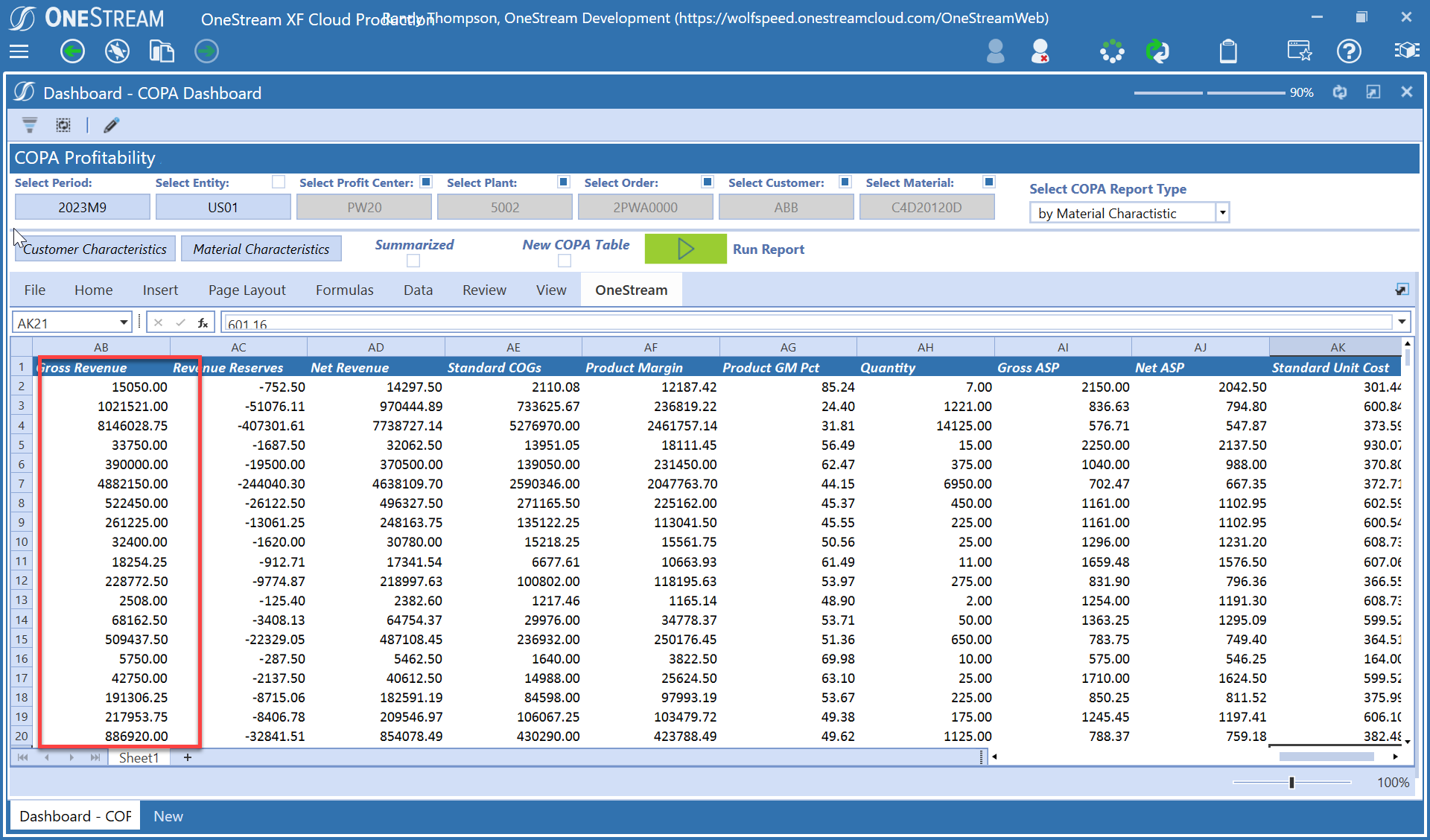 How can we show commas as the thousand separator in a numeric Table ...