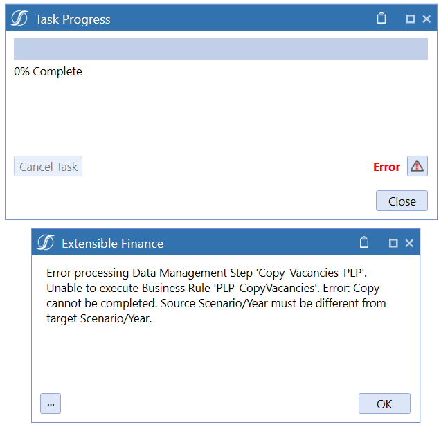 Return message on successfully completed extensibility rule | OneStream ...