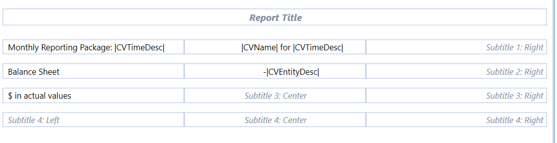 How can we make header as bold and increase the header size in both report & excel? | OneStream ...