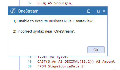 Create View using Extender rule | OneStream Community