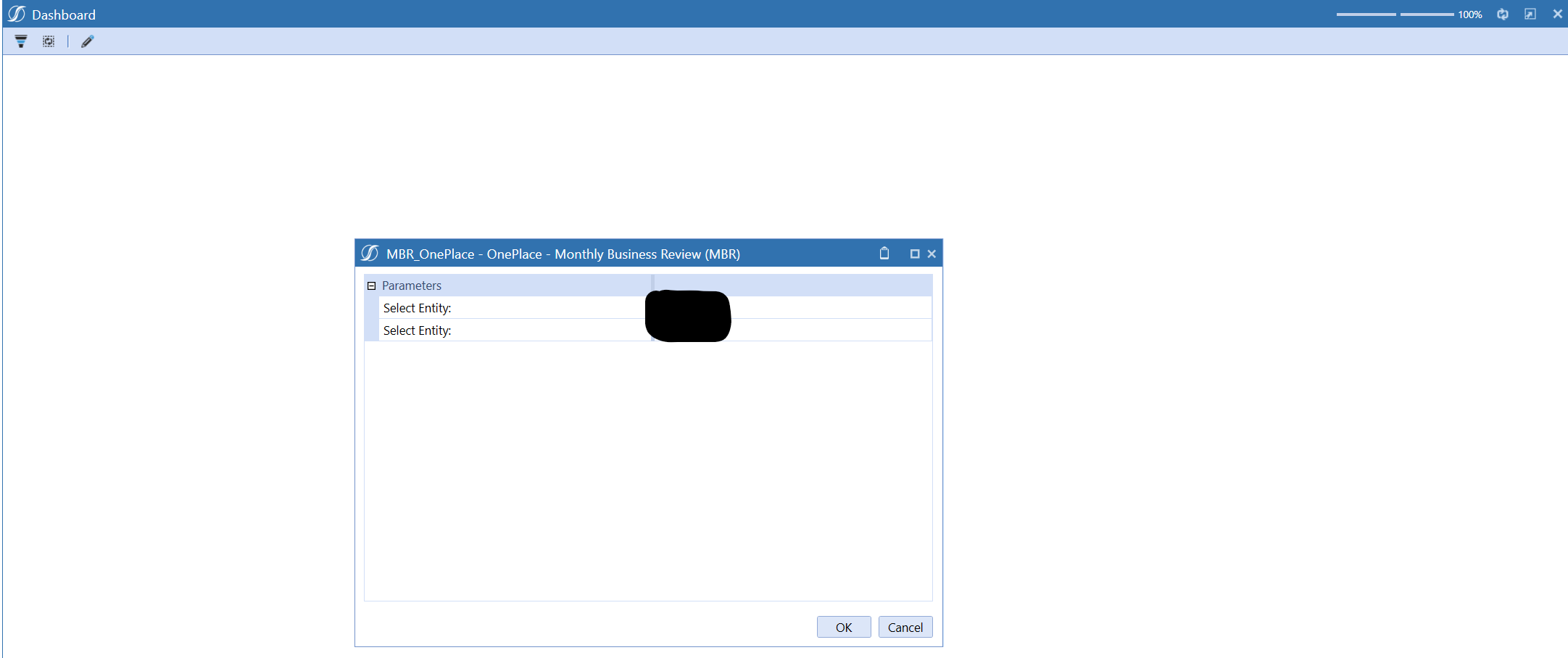 Duplicate Entity Parameter in Dashboard | OneStream Community