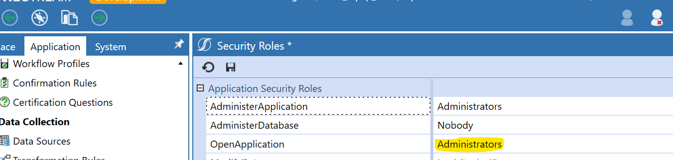 How to update Application Security Role - OpenApplication via BR | OneStream Community