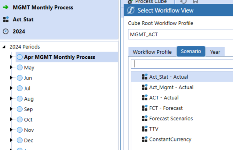 Changing the Cube Root Workflow Profile via button | OneStream Community