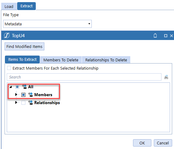 Extract Dimension Hierarchy Metadata XML Through DM and Extender BR ...