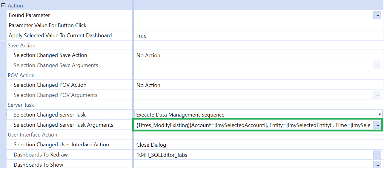Unable to pass bound Parameters to a DM Sequence | OneStream Community Unable to pass bound Parameters to a DM Sequence | OneStream Community