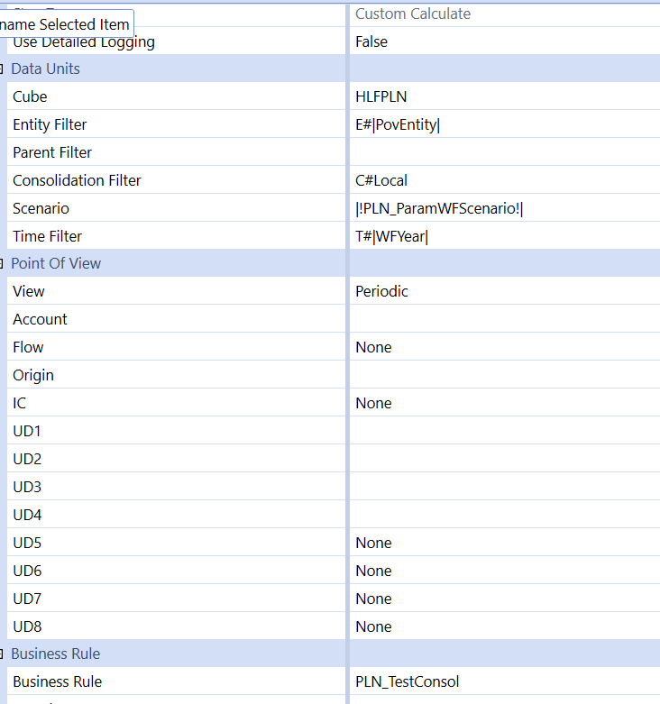 How to do a force consolidate in a Business Rule | OneStream Community