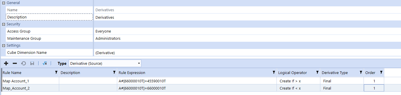 Transformation rule: Possible 1 account map to 2 accounts with ...