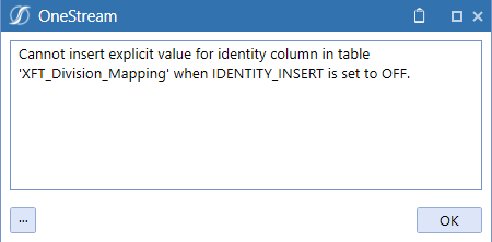 SQL Table Editor - Unable to Insert New Row | OneStream Community