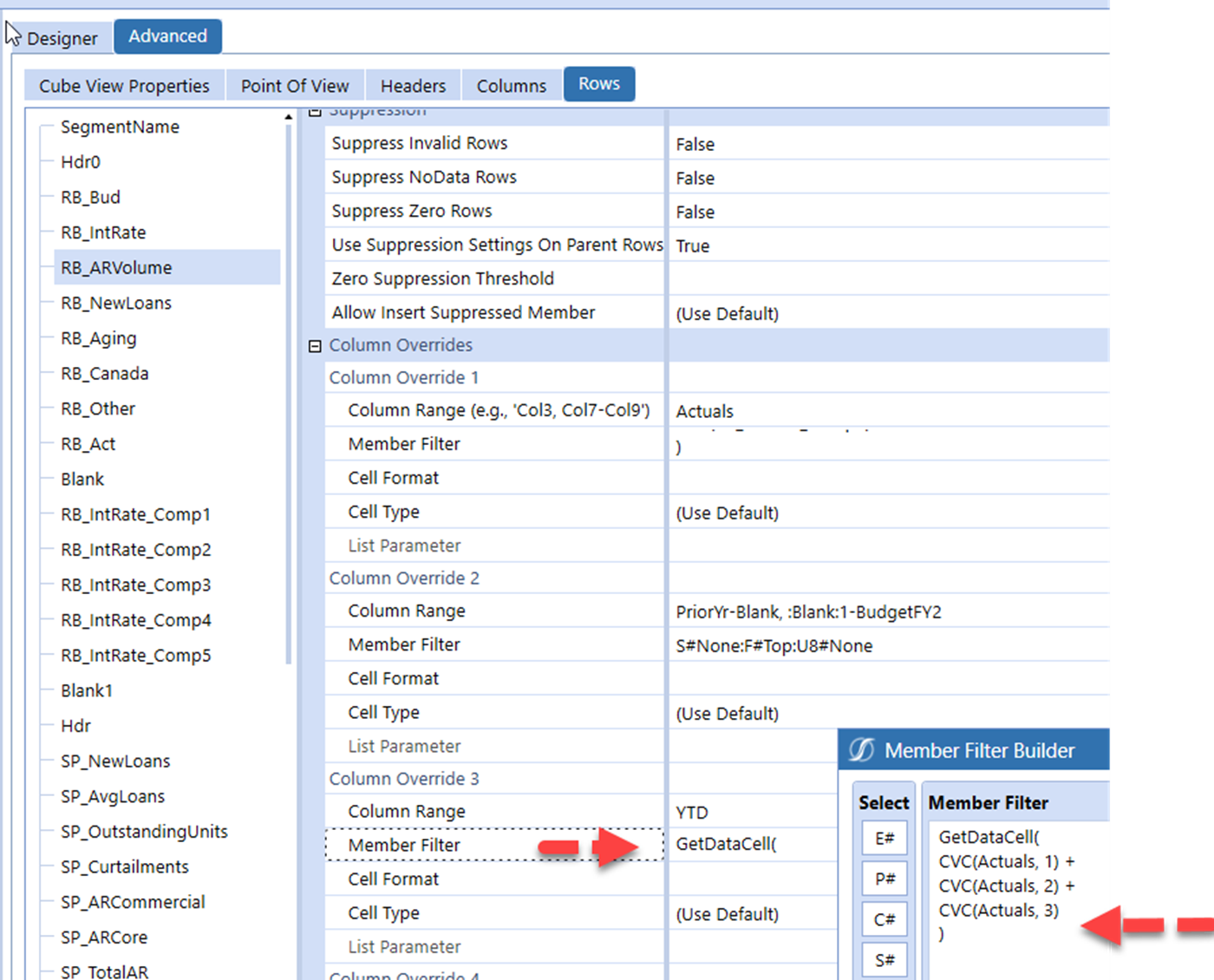Cube View - Column and Row Index | OneStream Community