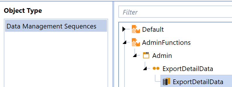 Datasource With Data Export Sequence In A Workspace Name Not Accepted