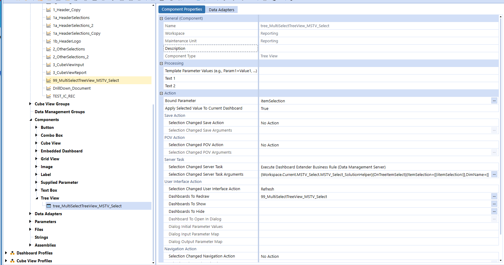 Close custum tree hierarchy in filter | OneStream Community