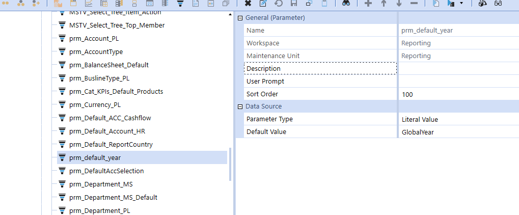 Set parameter with default year value using "GlobalYear" | OneStream Community