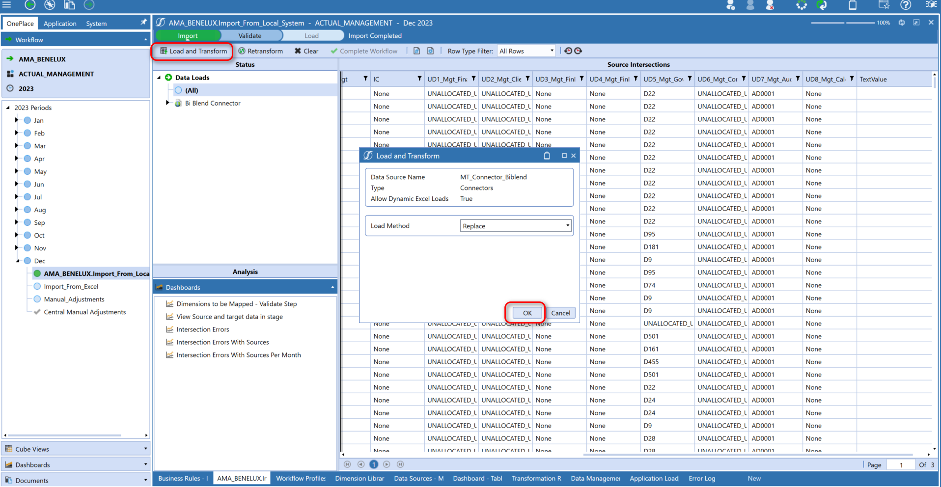 launch automatically the import that uses a connector data source ...