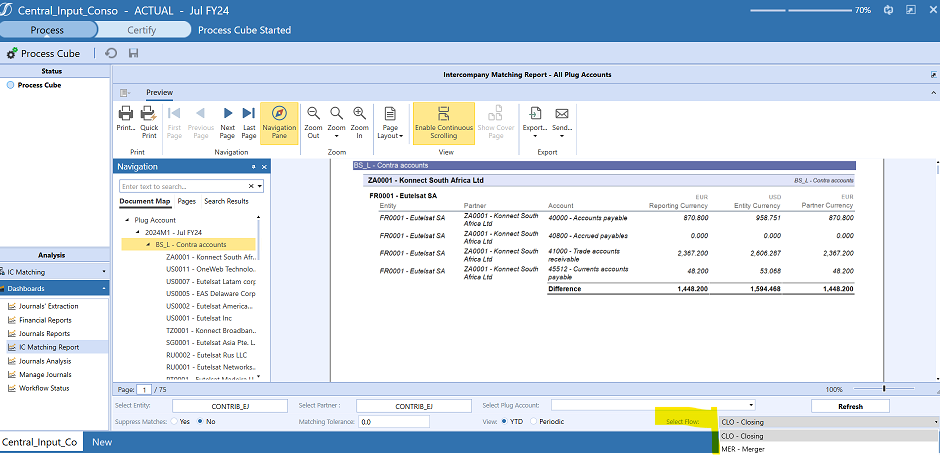ICP Matching Parameters - Flow param selection | OneStream Community
